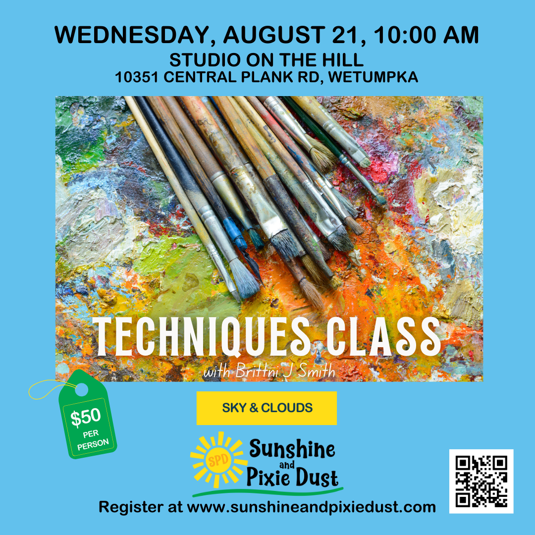 Classes in the SPD Studio on the Hill in Wetumpka, AL – Sunshine and Pixie Dust