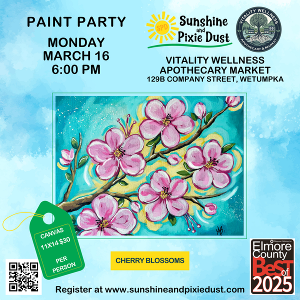03/16/2026 PM 06:00 Paint Party (Vitality Wellness Apothecary Market ...
